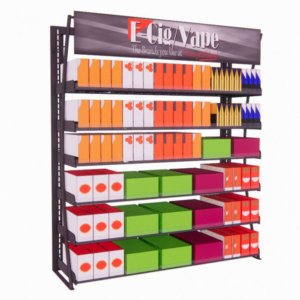 Custom Metal Tobacco Fixtures and Cigarette Display Shelving