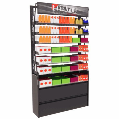 Overhead Cigarette Racks For Above Cashier Counter